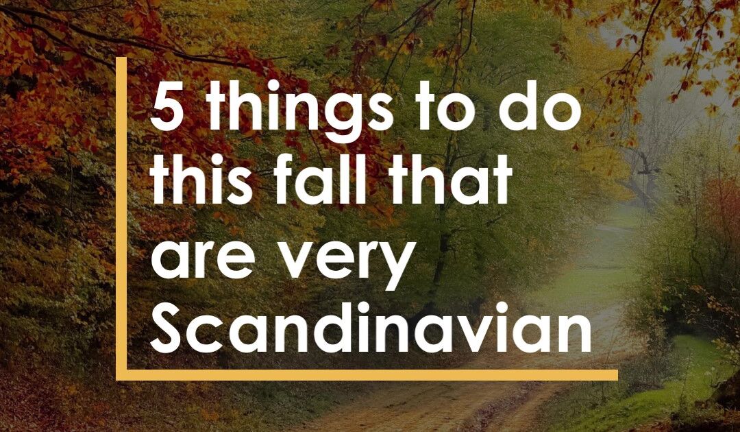 5 things to do this fall that are very Scandinavian | Scandinavian CRO